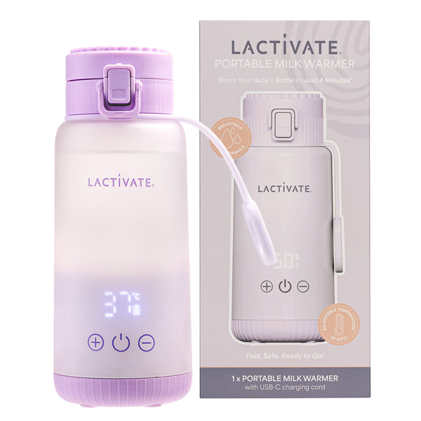 Lactivate Portable Milk Warmer | Portable Bottle For Breastmilk and ...